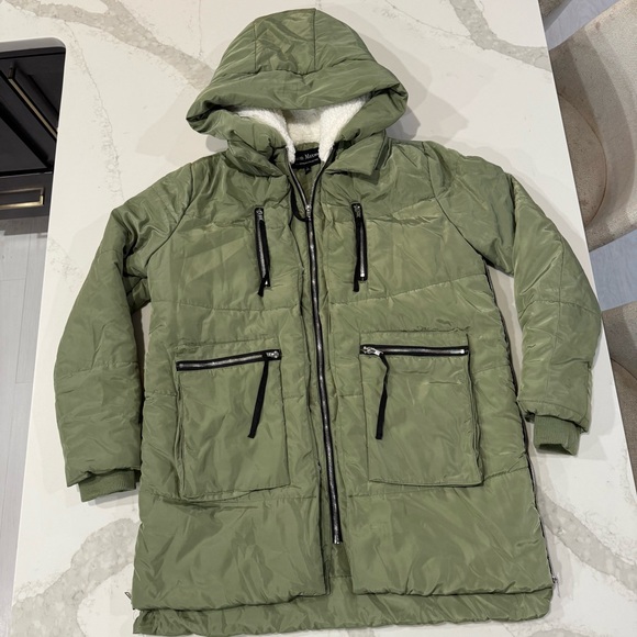 jason maxwell | Jackets & Coats | Jason Maxwell Puffer Coat Faux ...